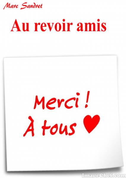 Au revoir amis (Marc Sandret) - texte intégral - Poésie - Atramenta